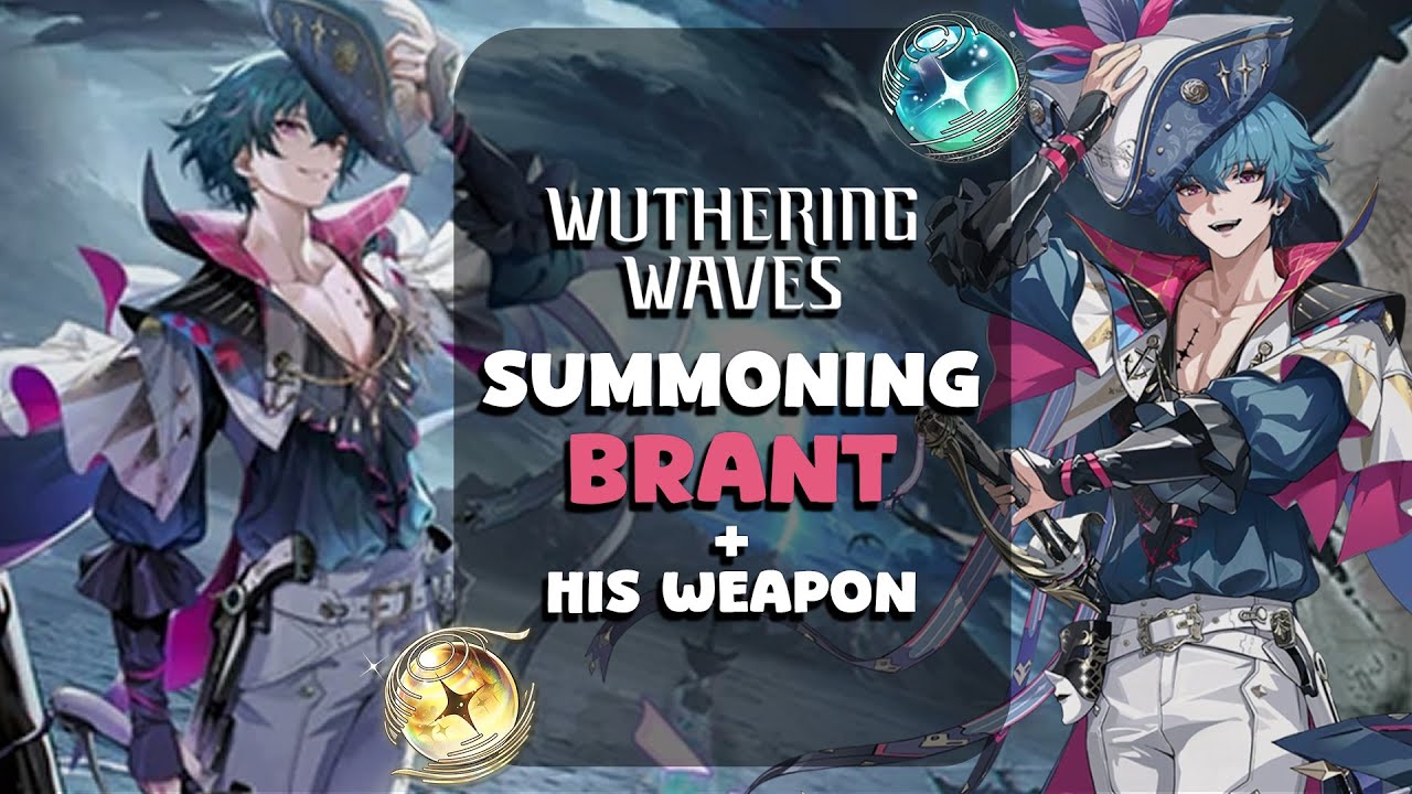 【WuWa】 Pulling for Brant! 【No Commentary】 - YouTube