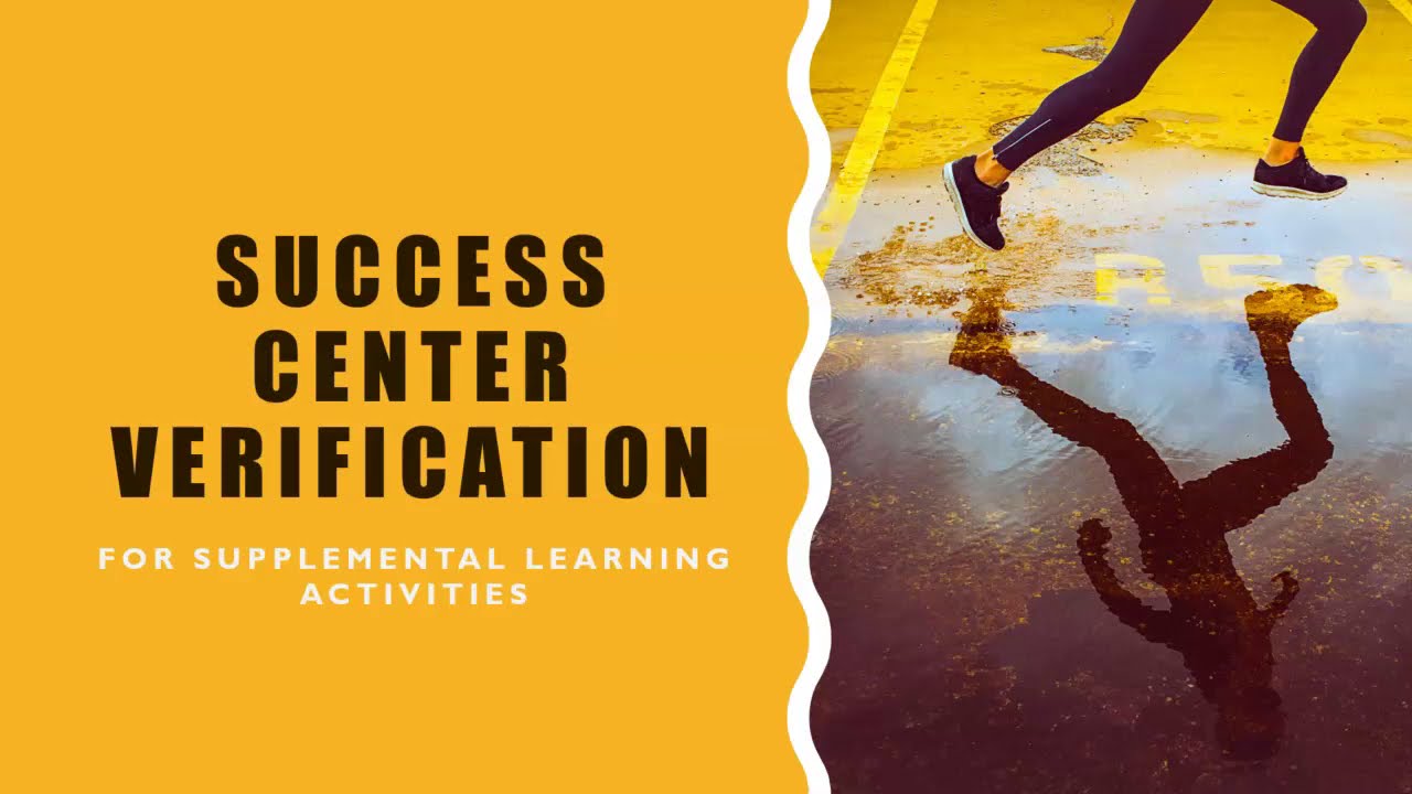 Success Center Verification - YouTube