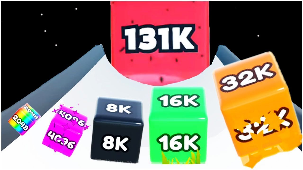 JELLY TUBE RUN 2048 - Level Up 'Jelly Run 2048' Game - YouTube