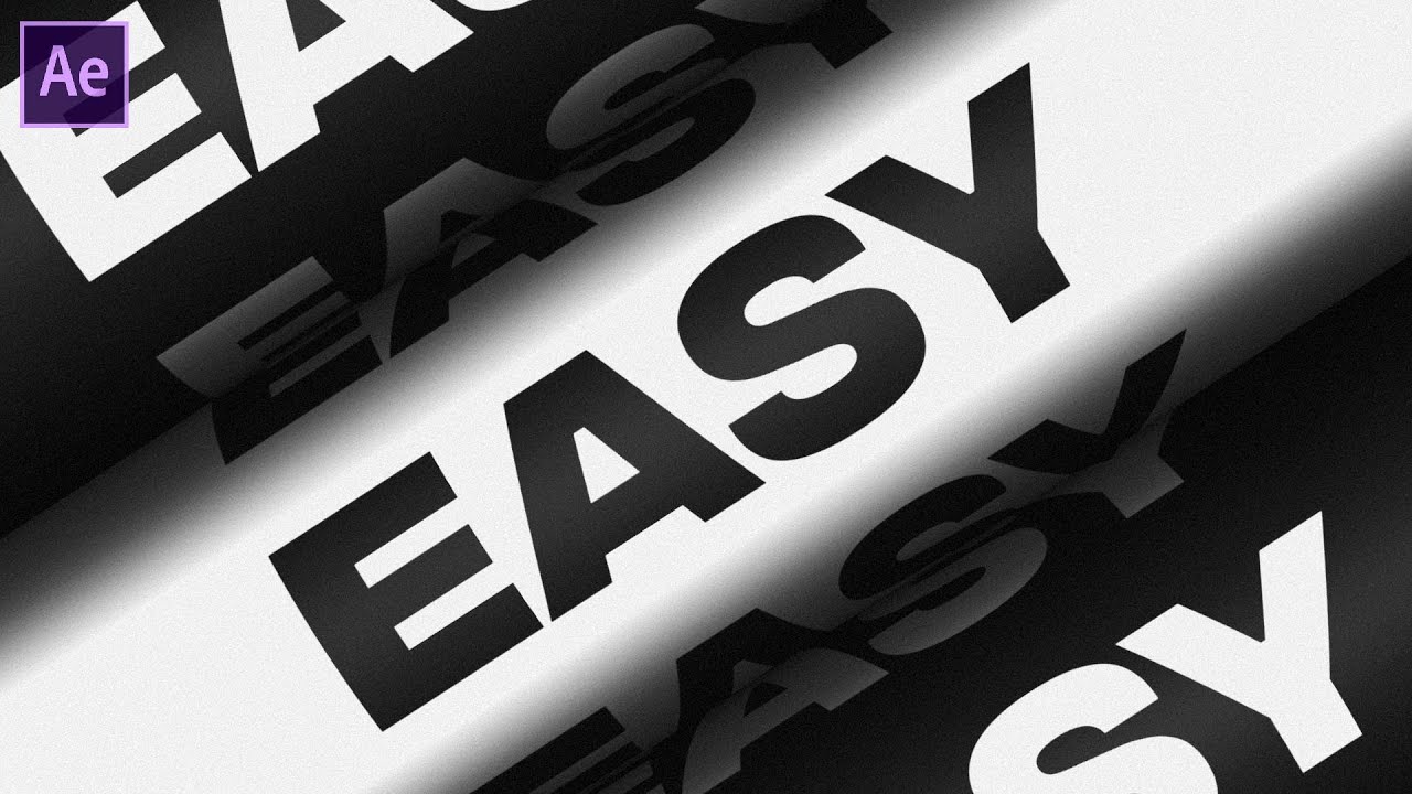 Abstract 3D Text Animation / After Effects Tutorial - YouTube