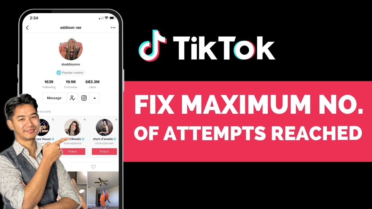 How To Fix Maximum Number Of Attempts Reached On TikTok 2025 ! - YouTube