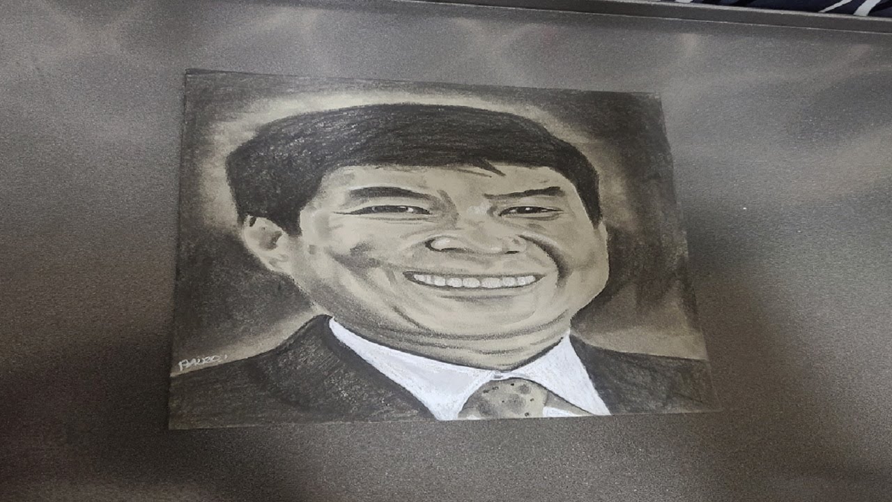 RAFFY TULFO ( IDOL) Drawing / Speed Drawing / using charcoal - YouTube