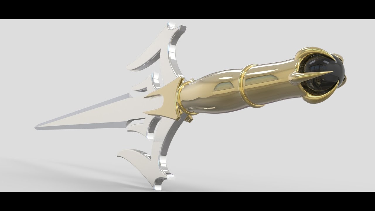 Solidworks Fantasy Sword - YouTube