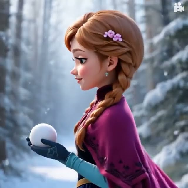 The Princess Anne / Frozen #disney #cute #AI - YouTube