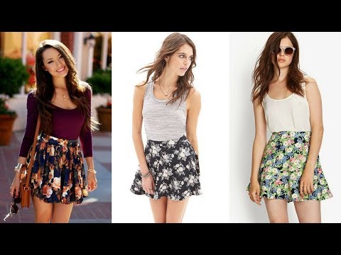 FALDAS FLOREADAS CORTAS ♥ #Moda #Fashion #Faldas #Floreadas