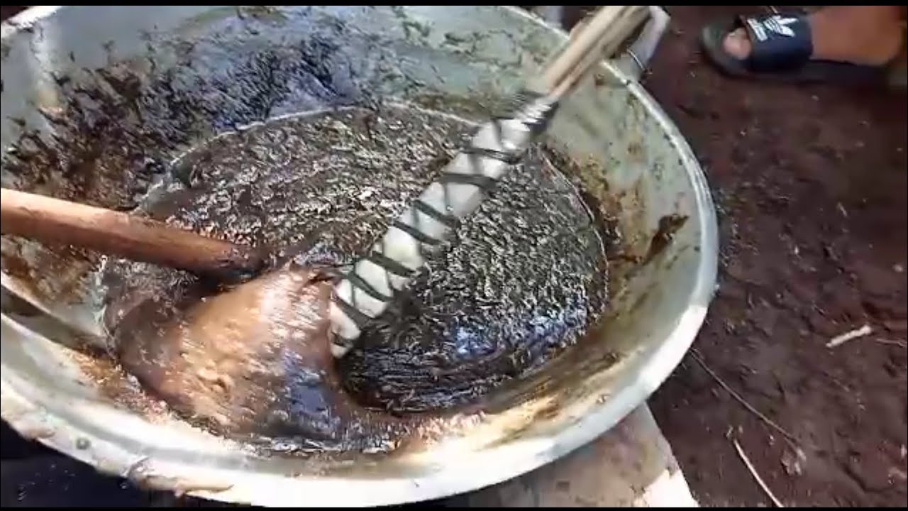 proses pembuatan dodol/jenang - YouTube