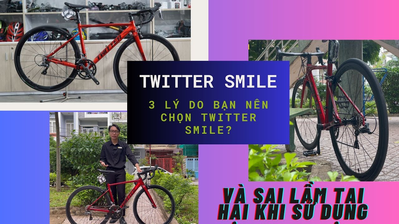 3 lý do bạn nên chọn xe đạp đua Twitter Smile? - YouTube