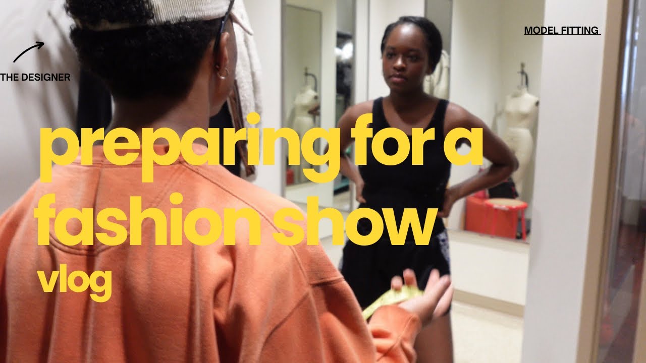 Runway Show Prep | Fitting session with designer Lonnie McCarley - YouTube