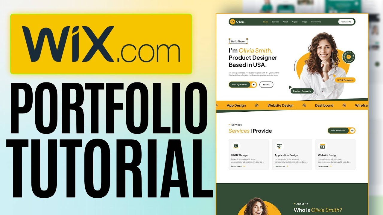 How to Use Wix to Make a Portfolio Website (2025) | Complete Tutorial ...