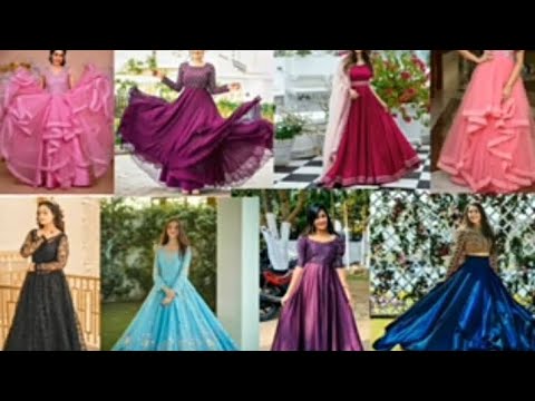 latest long gown designs।।long frock designs।।gown designs for girls ...
