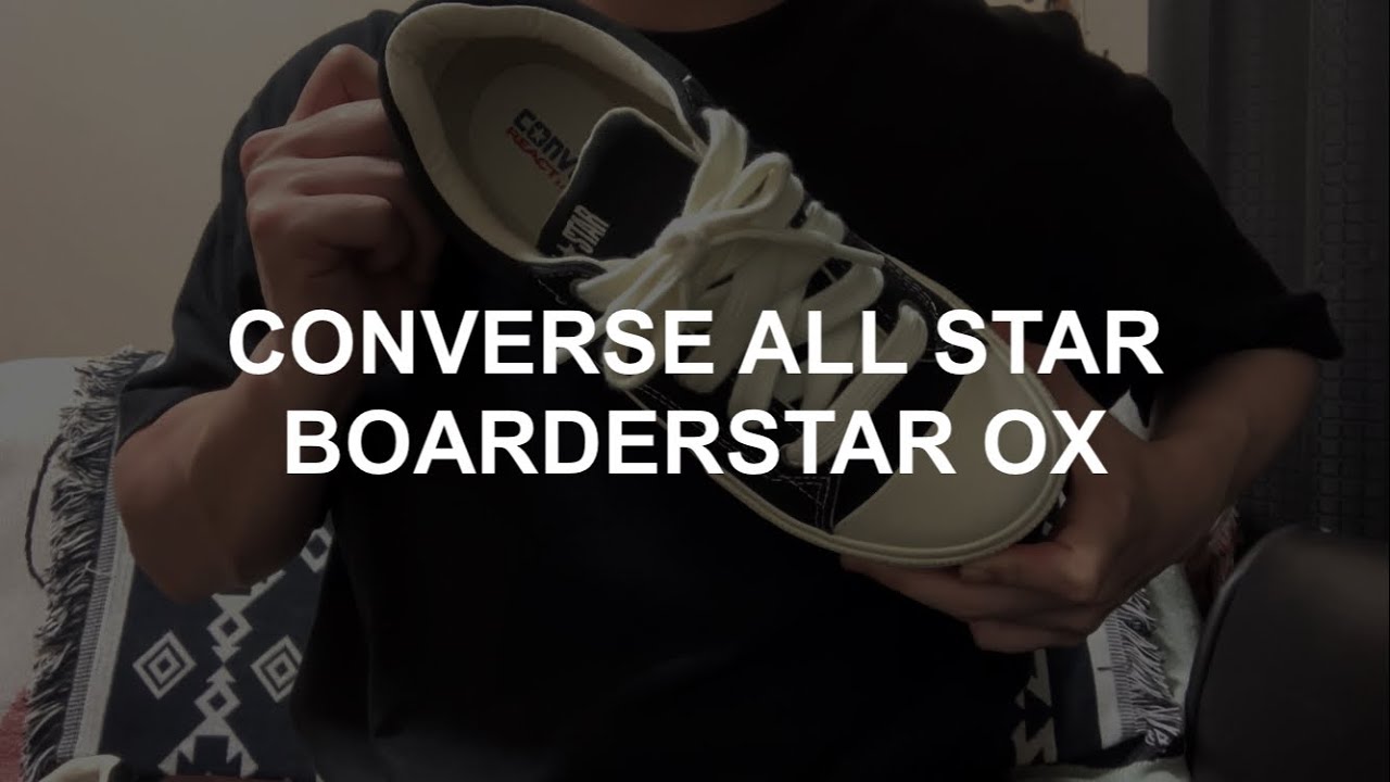 コンバース オールスター ボーダースター OX｜サイズ感・CONVERSE ALL STAR BOARDERSTAR OX - YouTube