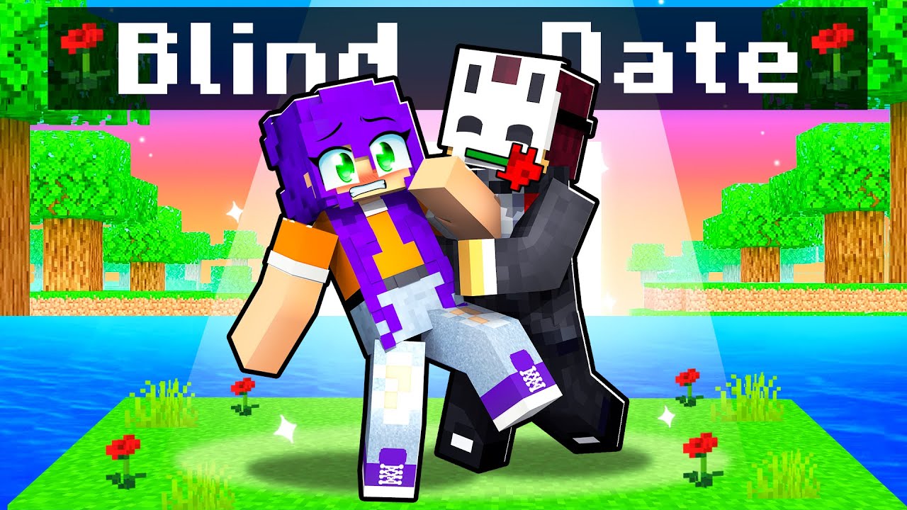 I Have A SECRET BLIND DATE In Minecraft - YouTube