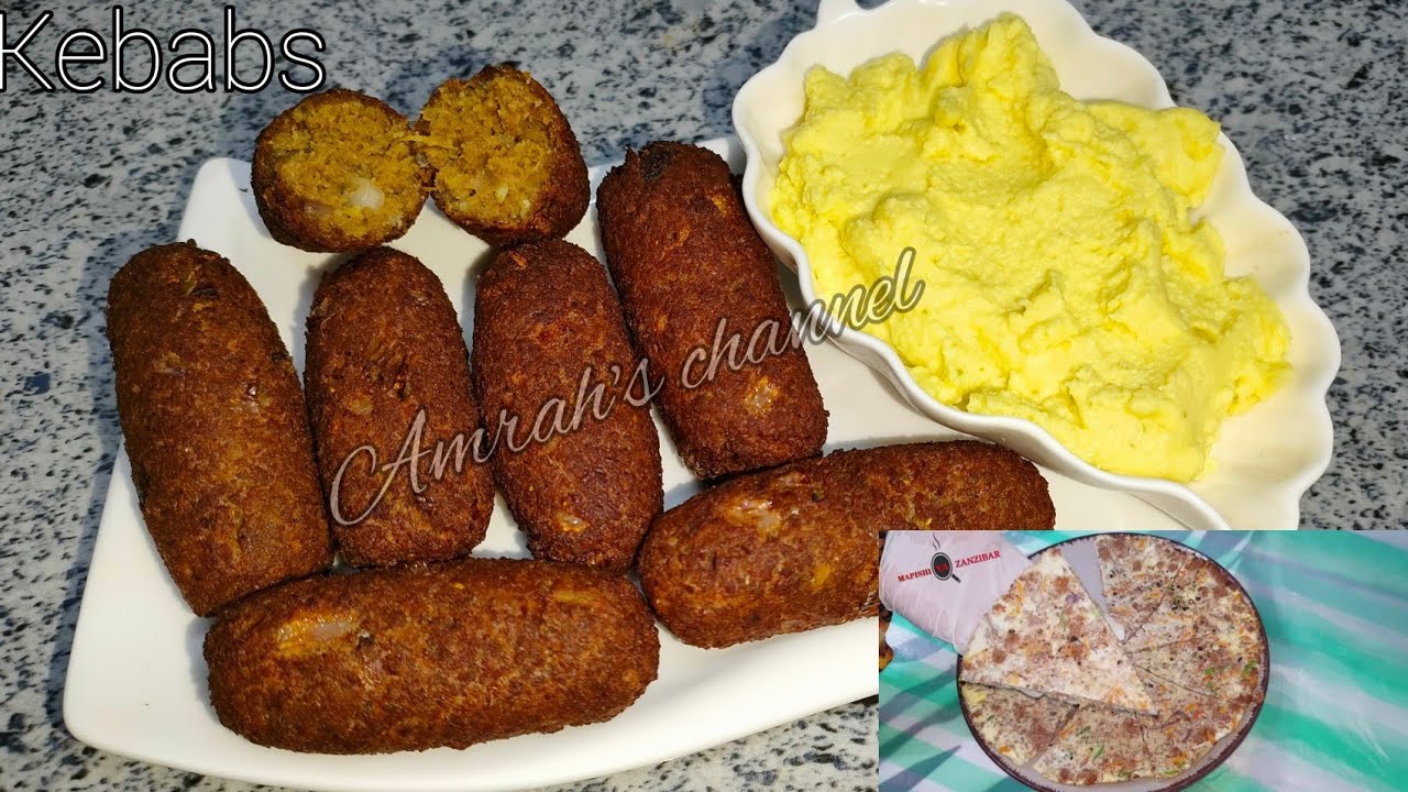 Mapishi rahisi ya Kababu za nyama |meat kebabs | jinsi ya kutengeneza ...