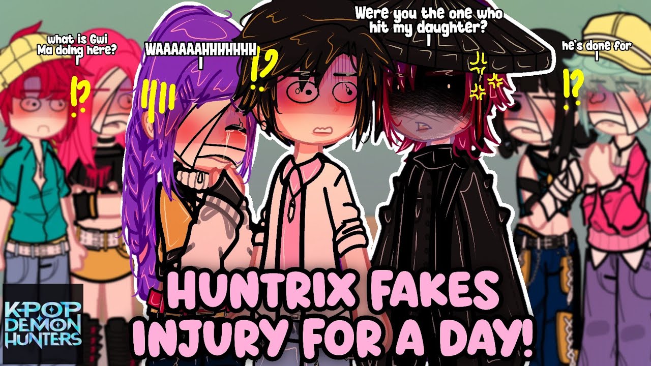 HUNTRIX Fakes Injury For A Day! || KPOP Demon Hunters || Ft. SAJA BOYS ...