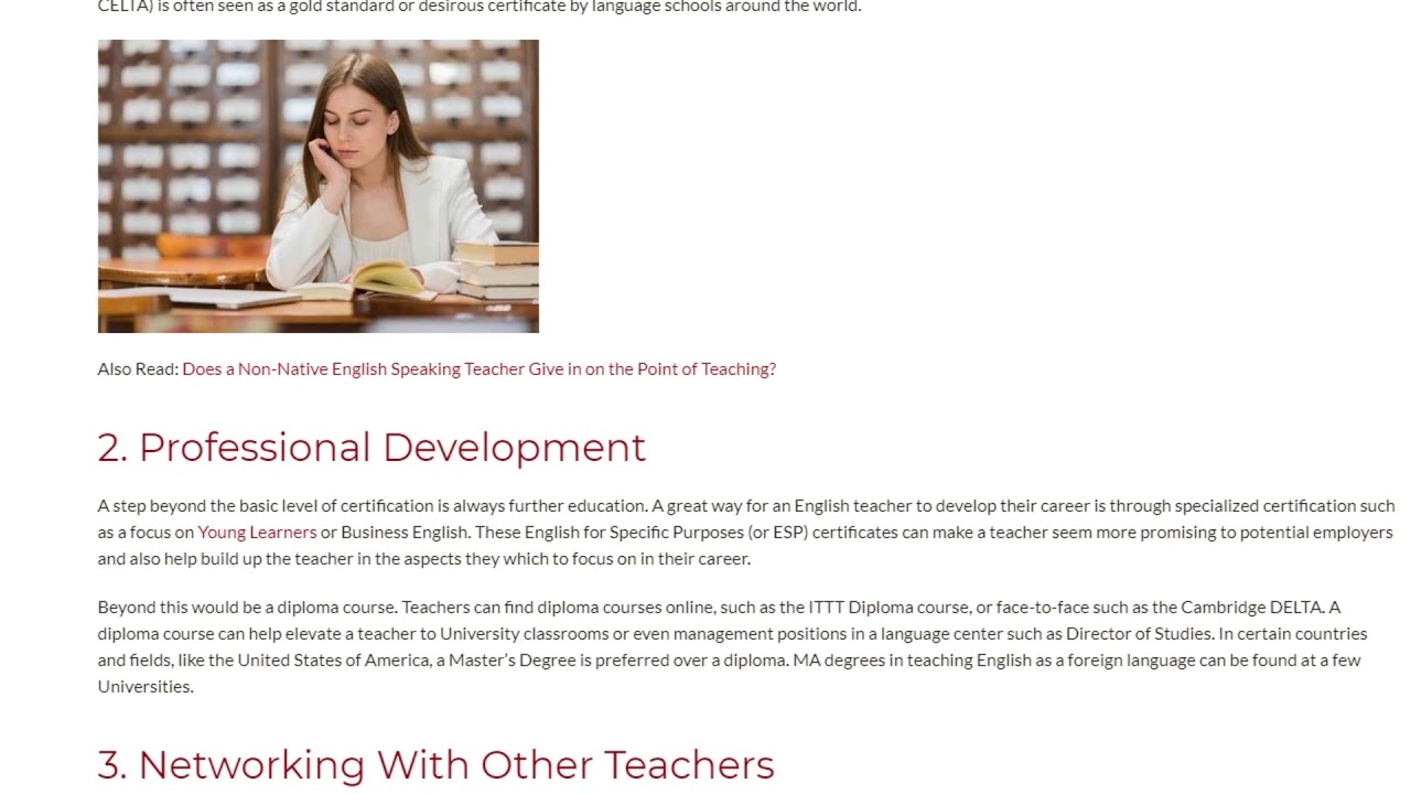 3 Key Ways to Build Your Teaching Career From Scratch | ITTT TEFL BLOG ...