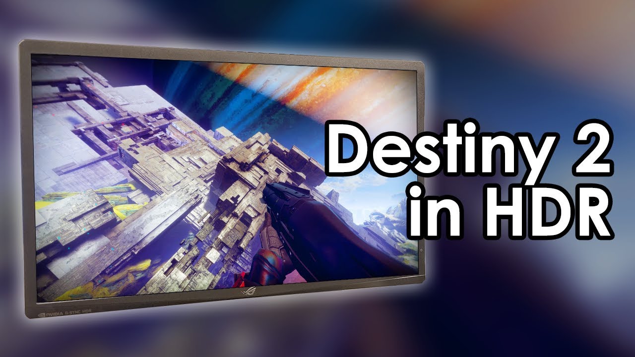 The Beauty of Destiny 2 in High Dynamic Range (HDR) - YouTube