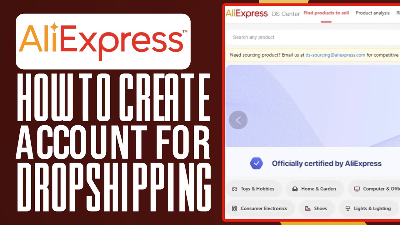 How To Create AliExpress Account For Dropshipping Center (2025) - YouTube