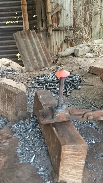 Blacksmith 💯Forging ⚒️💯 Steel Under Fire - Hard Work in Every Strike!⛏️ ...