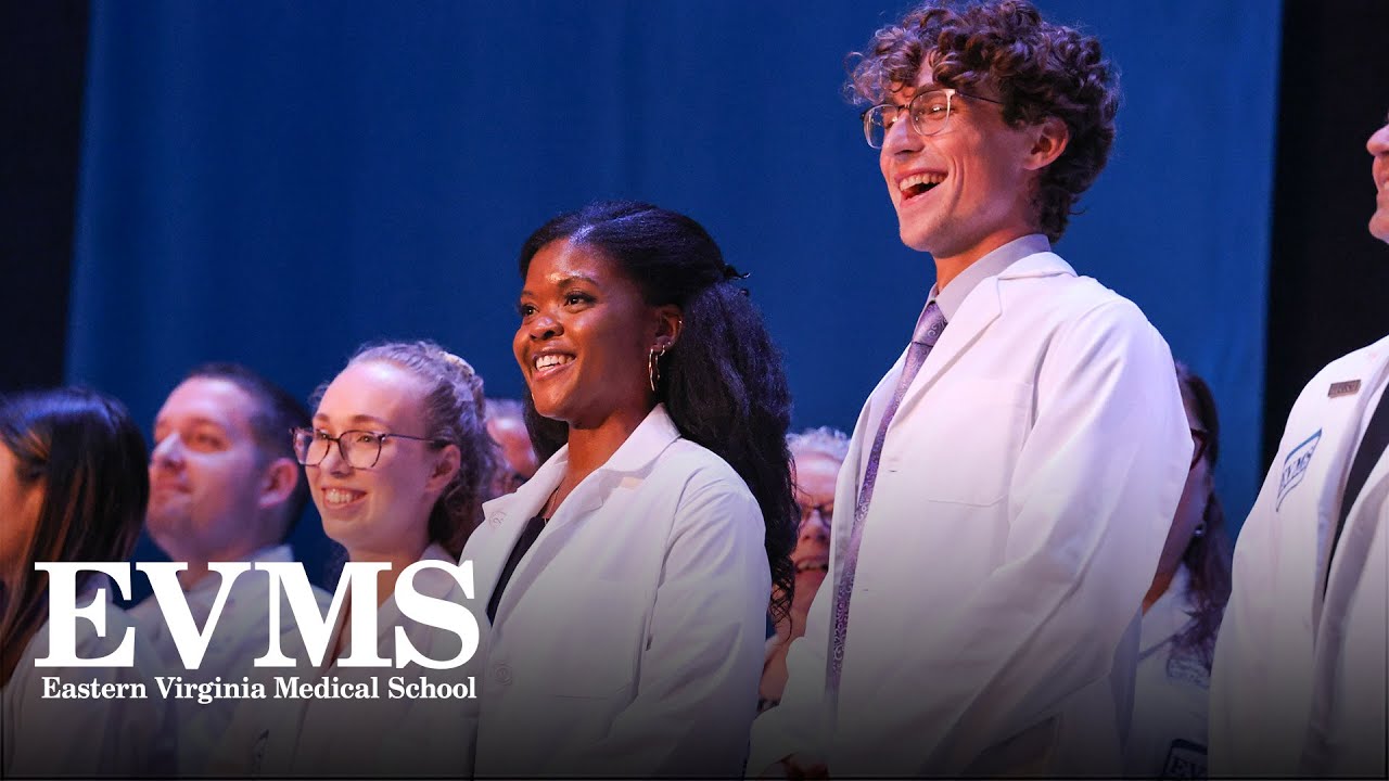 EVMS MD Class of 2027 White Coat Ceremony Overview - YouTube