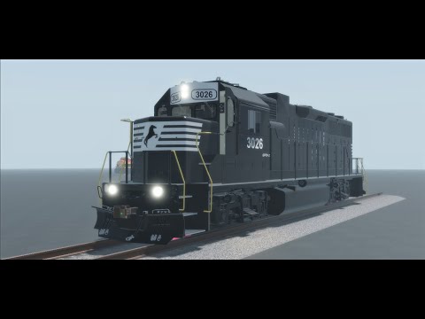 GP38-2 new sounds and new model - YouTube