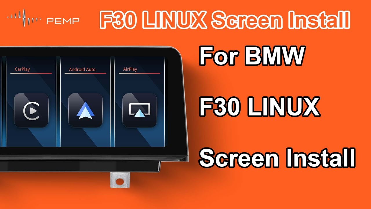 PEMP LINUX Original Upgrade Screen Installation for BMW 1/2/3/4 Series ...