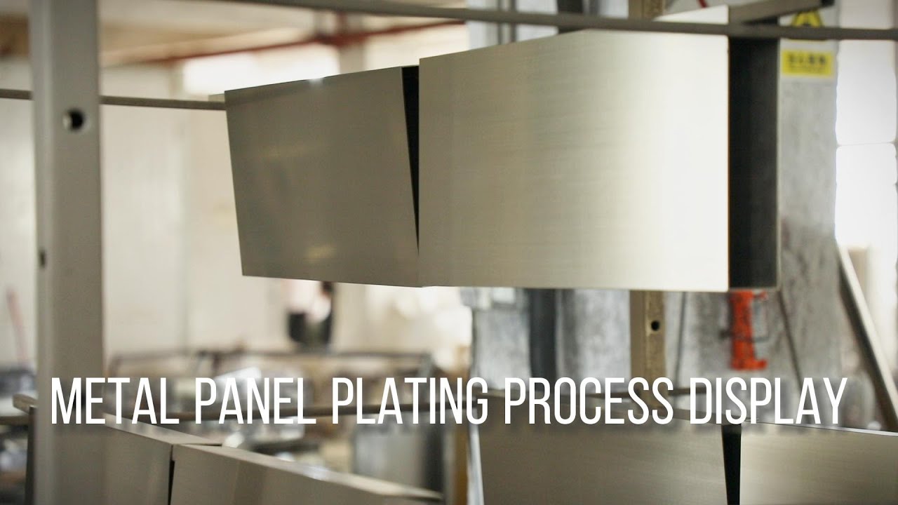 Metal panel plating process display - YouTube
