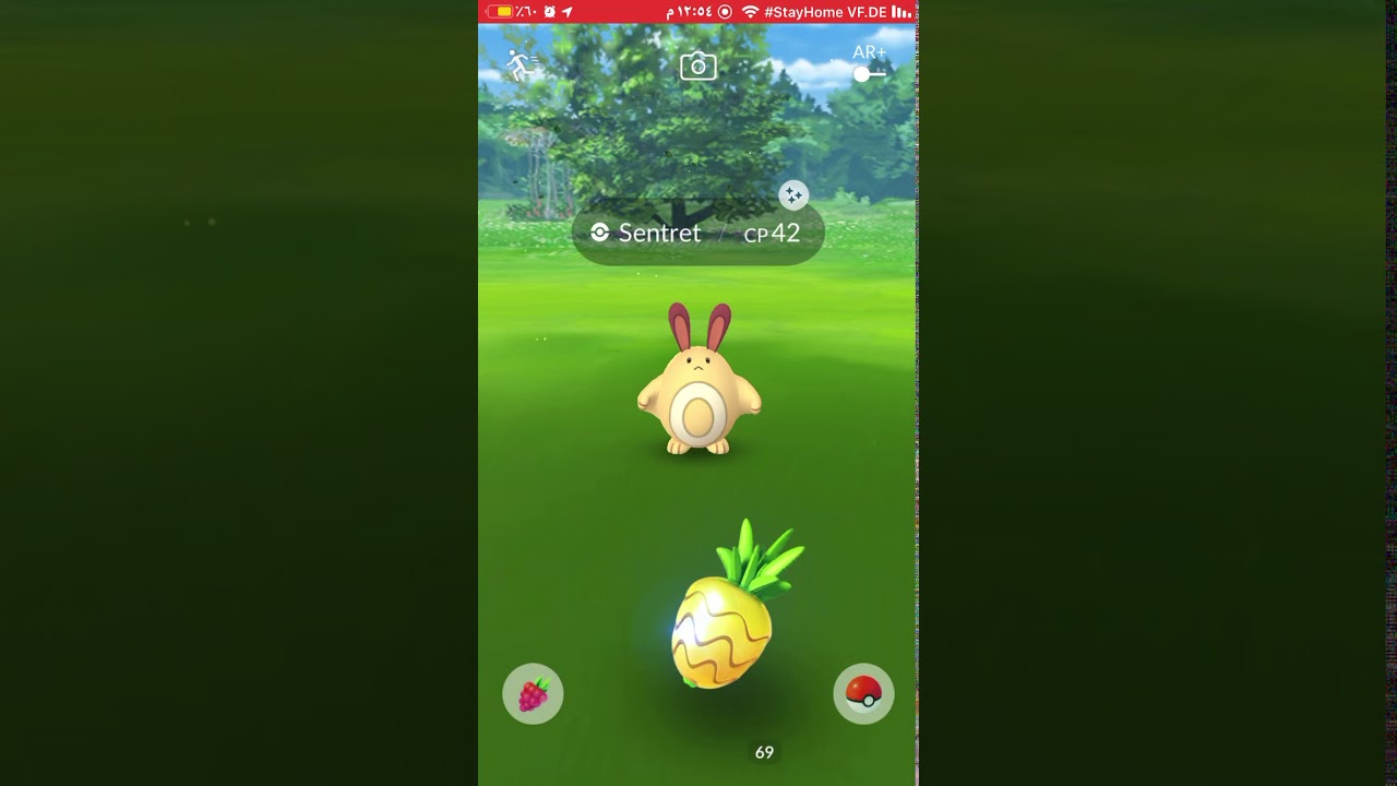 Pokemon Go shiny Sentret - YouTube