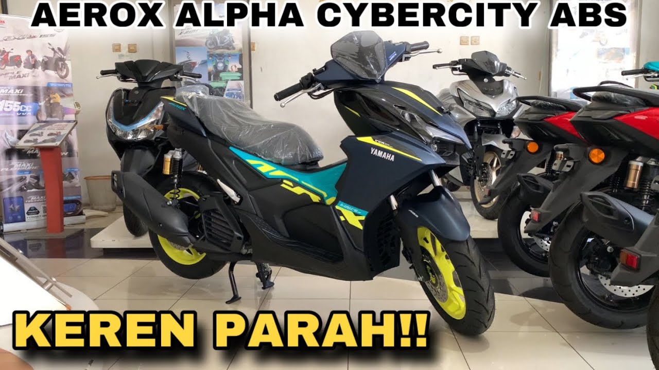 YAMAHA NGAMUK ️NEW AEROX ALPHA CYBERCITY 2025 ABS MATTE BLUE - YouTube