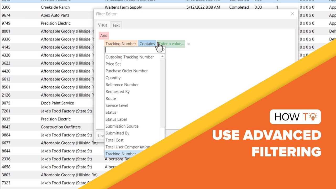 How to Use Advanced Filtering – An OnTime 360 Guide - YouTube