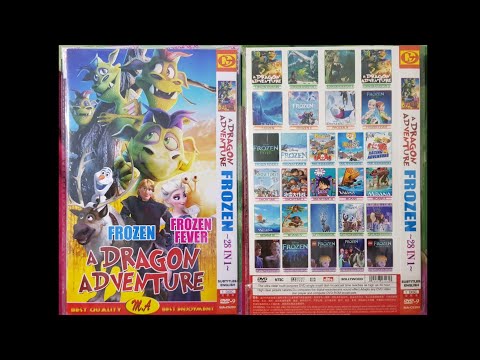 A Dragon Adventure Frozen Frozen Fever DVD Menu 2019