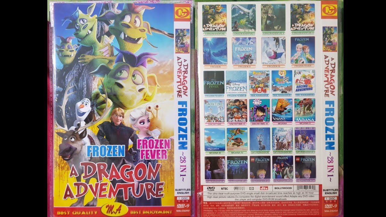A Dragon Adventure Frozen Frozen Fever DVD Menu 2019 - YouTube