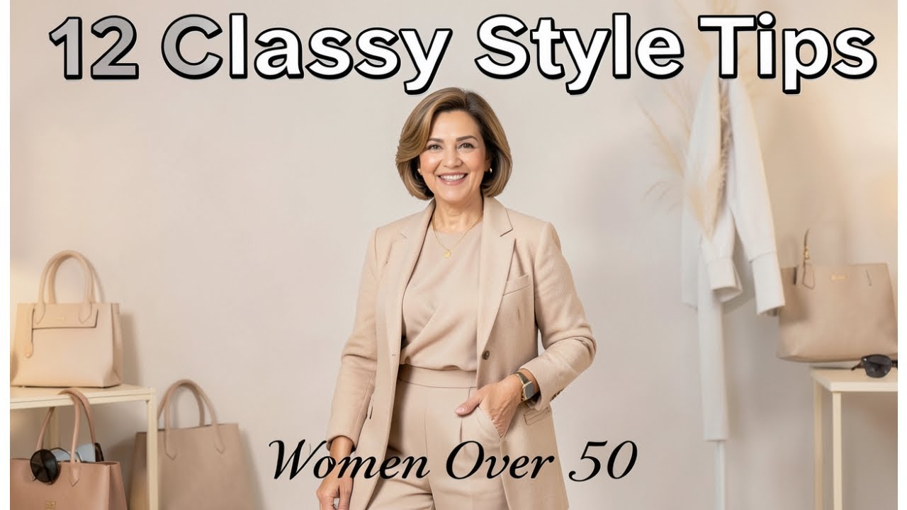 12 Classy Style Secrets for Women Over 50 | Timeless Fashion Tips to ...