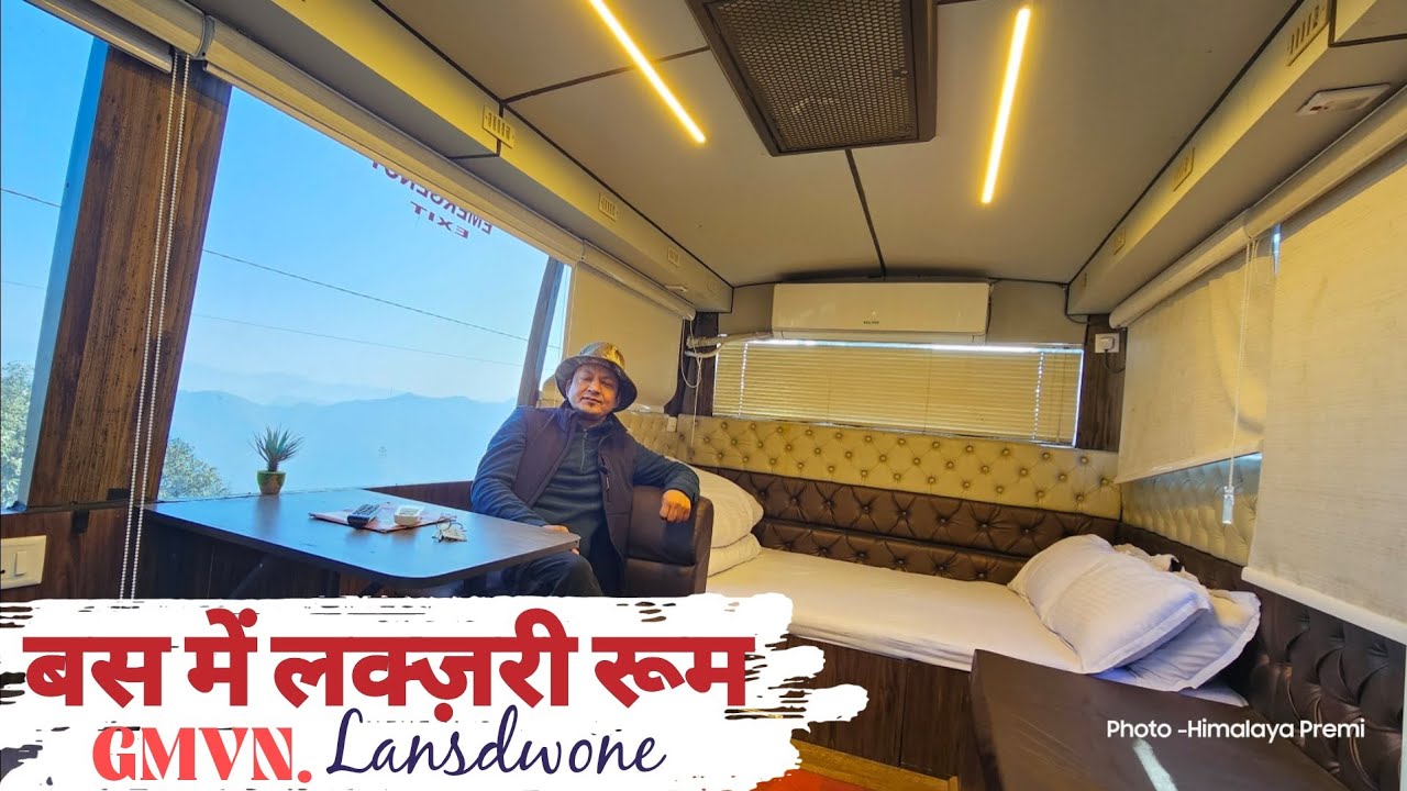 Best Resort In Lanadwone, Luxury Room in a Bus , Tip N Top GMVN ...