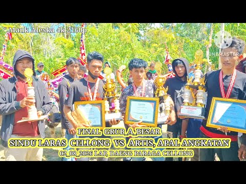 ARTIS _APAL  &  SINDU LARAS, CELLONG || FINAL 02_08_2026 || MANK ALESKA, #shortvideo #trending 