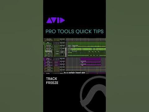 See how to use Track Freeze in Pro Tools to render your MIDI as audio - YouTube