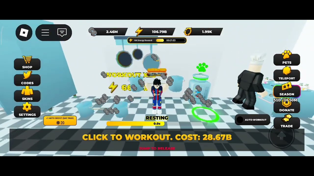Today i will do 2000 Rebirths Lab strongman Simulator roblox - YouTube