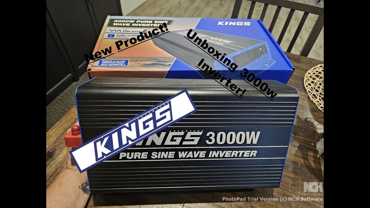 NEW PRODUCT - Kings 4WD Supacentre - Unboxing a 3000w Inverter - YouTube