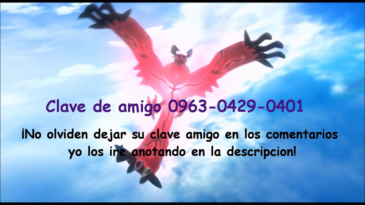 Codigo amigos zona safari pokemon x y / Friend Code - YouTube