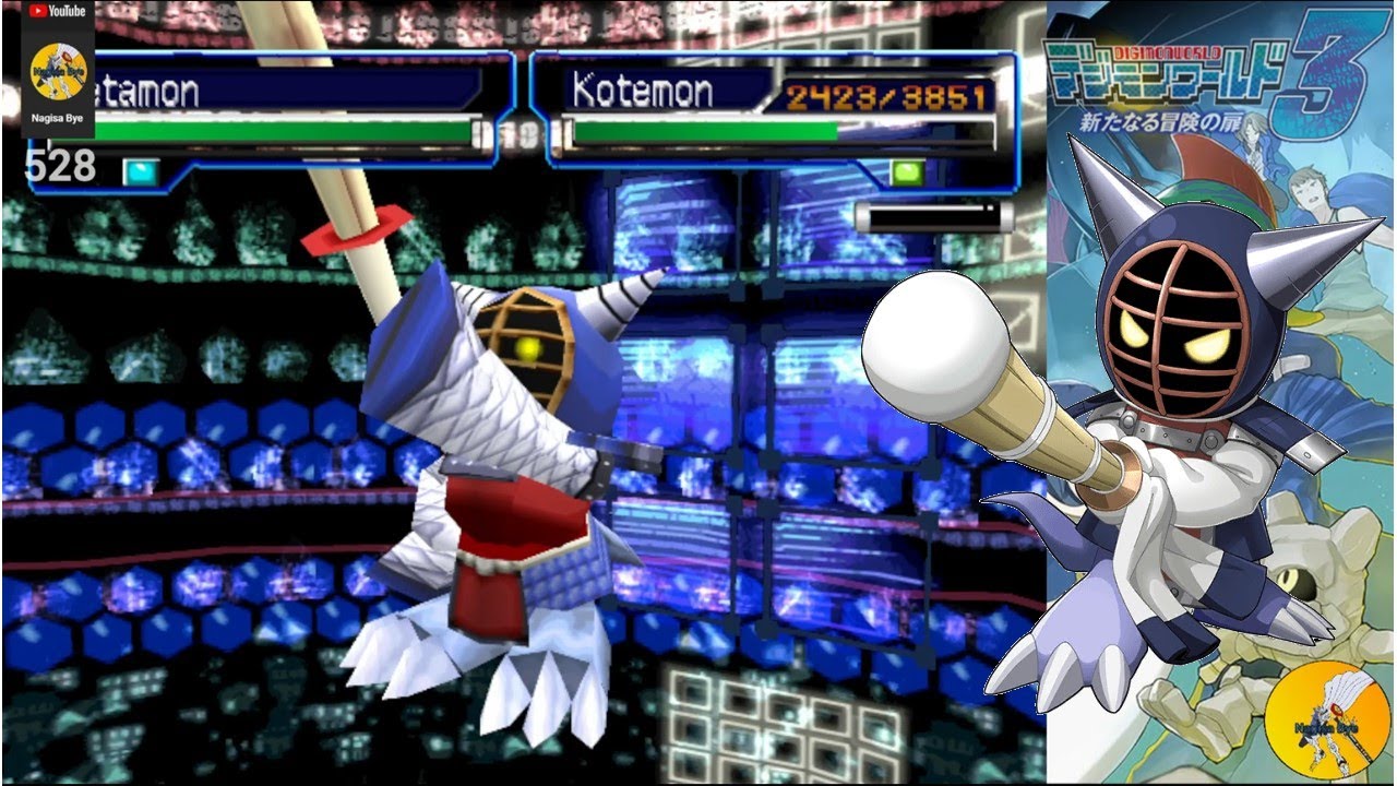 Digimon World 3 en HD: ¡Kotemon! Nivel Novato (Child) + ¡Tecnica ...