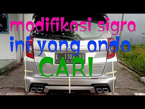 modifikasi daihatsu sigra merubah tampilan sigra!!! - YouTube