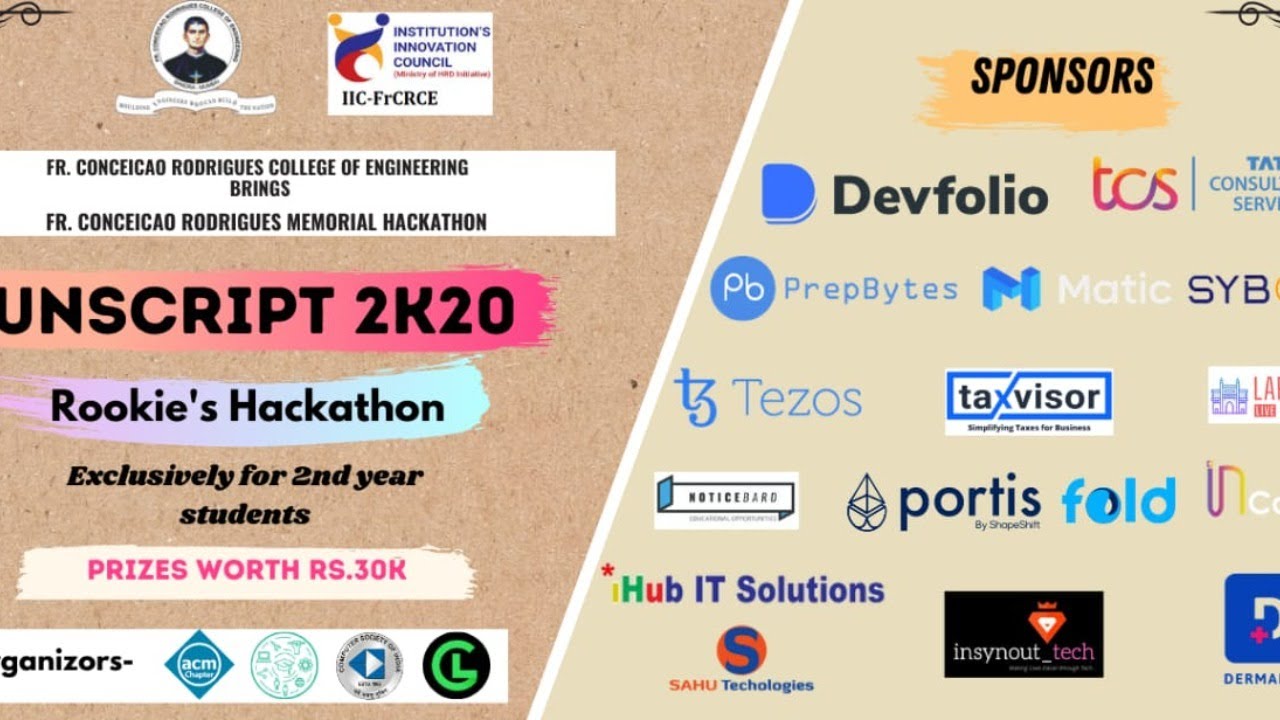 Final Round-Unscript Rookie's Hackathon 2k20 - YouTube