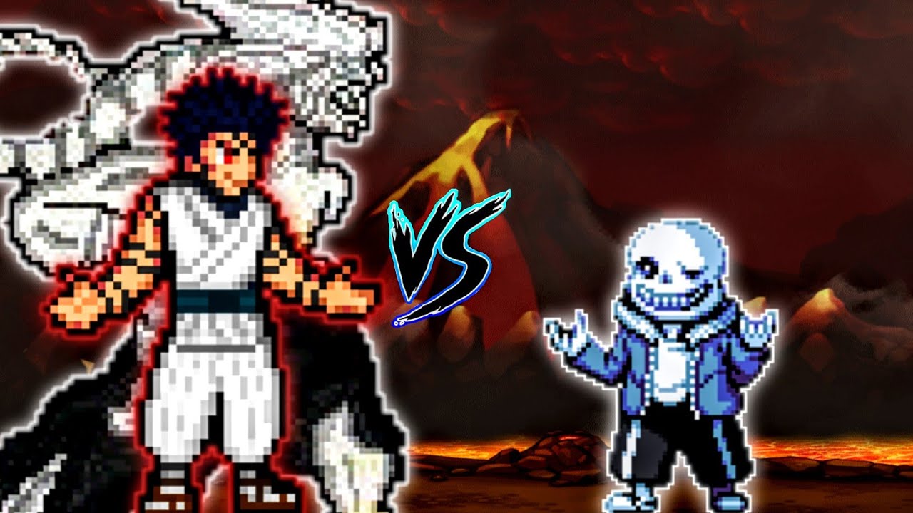 Manga Sukuna with Mahoraga (New) VS Classic Sans V3 in Mugen - YouTube