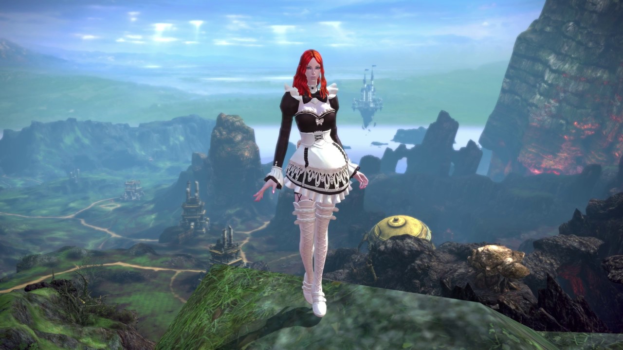 TERA - High-Elf Female - Chambermaid's Dress - YouTube