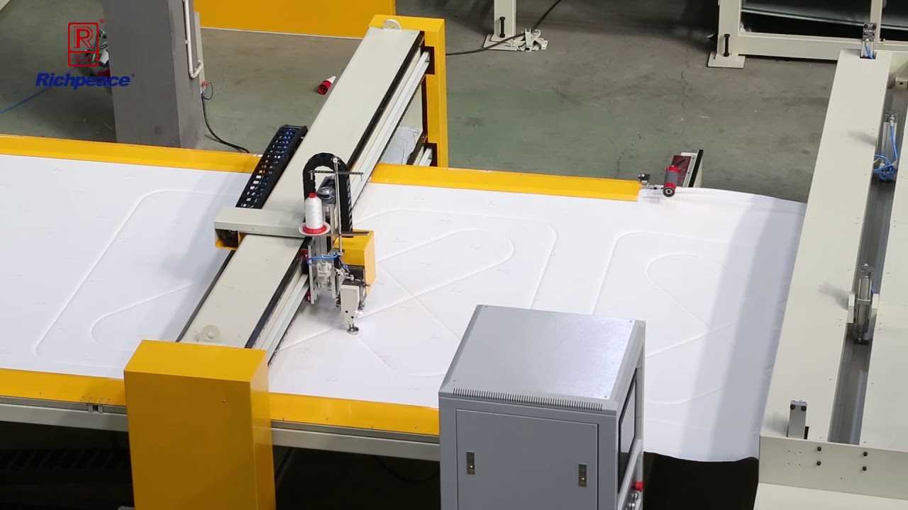 Richpeace Industrial computerized Automatic Quilting Machine for ...