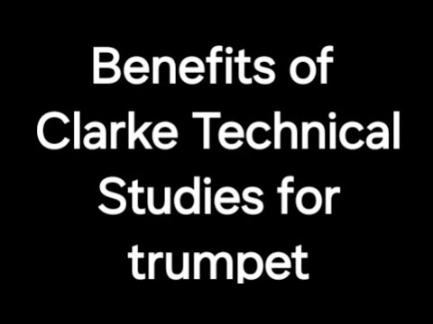 Why I like Clarke Technical Studies for trumpet - YouTube