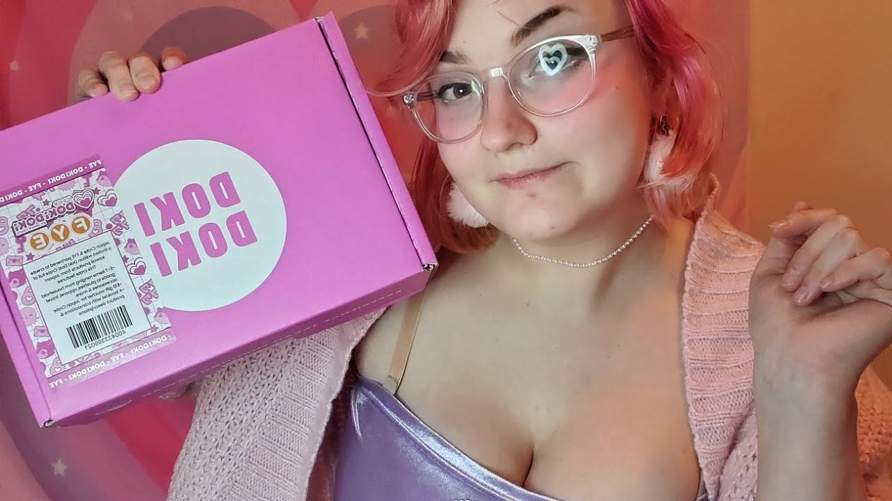 ASMR Whispered DOKI DOKI Box Unboxing (Kawaii Mystery Box) - YouTube