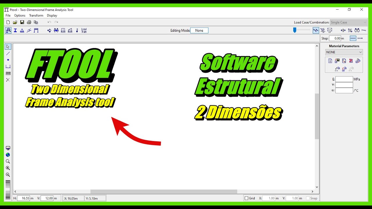 FTOOL - Software de cálculo estrutural 2D gratuito - YouTube