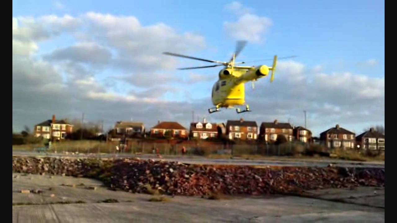 Helimed 98 Takeoff Barnsley Station 1/2/12 - YouTube