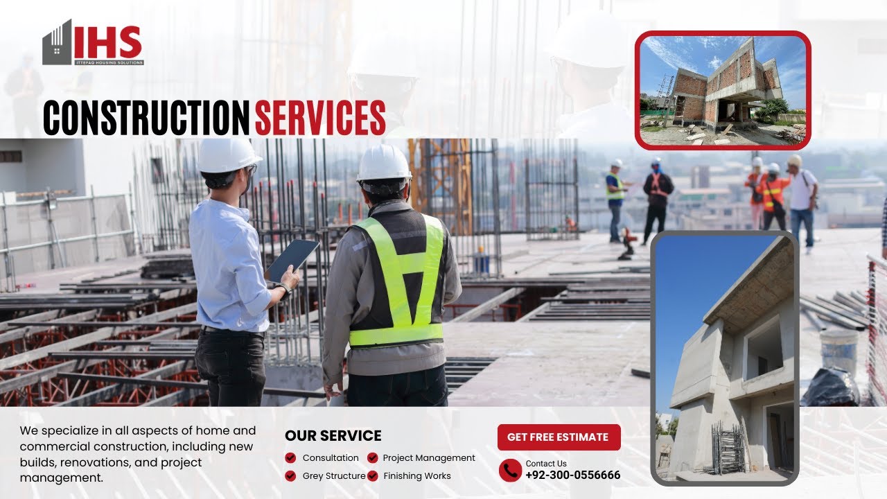 Turnkey House Construction Services by IHS-Ittefaq Group - YouTube