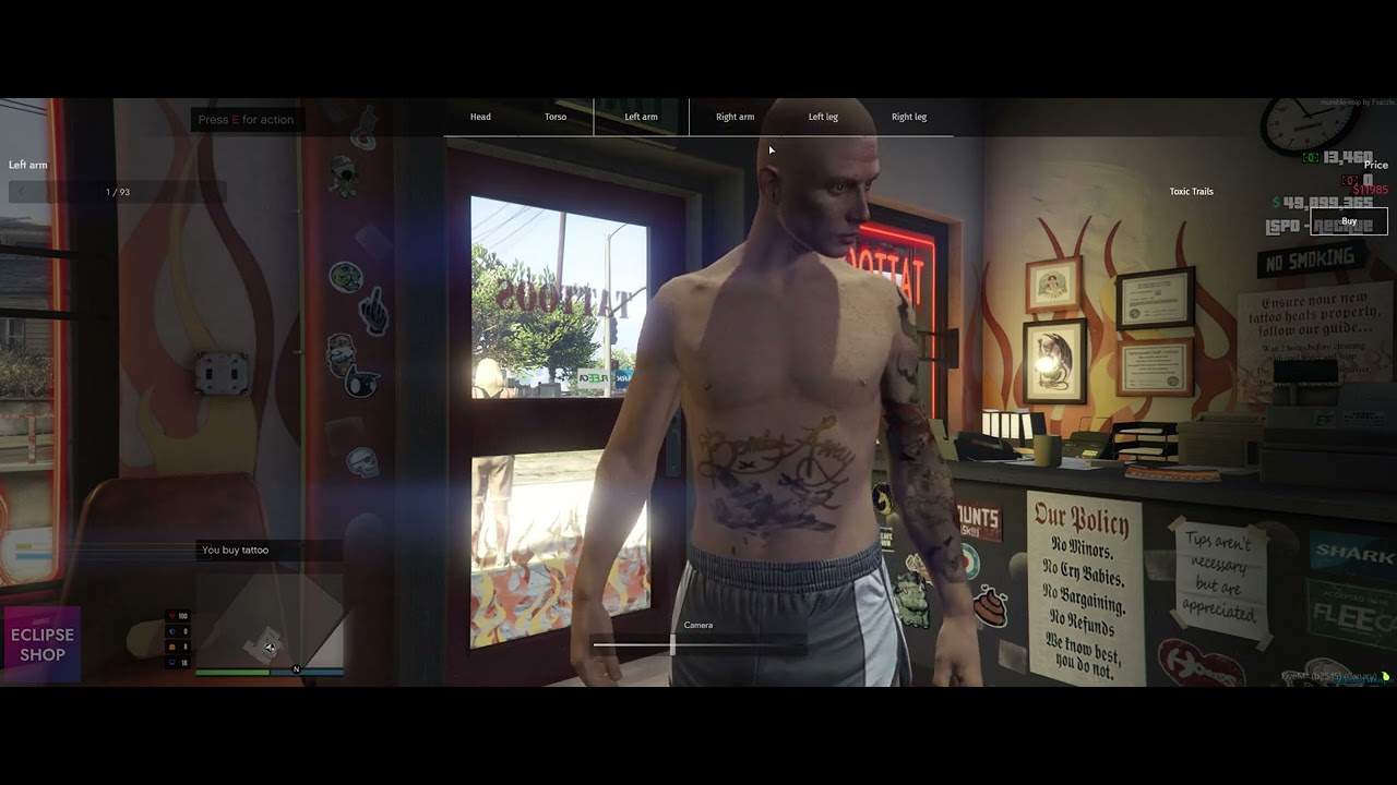 [ESX] Eclipse Tattoo Shop - YouTube